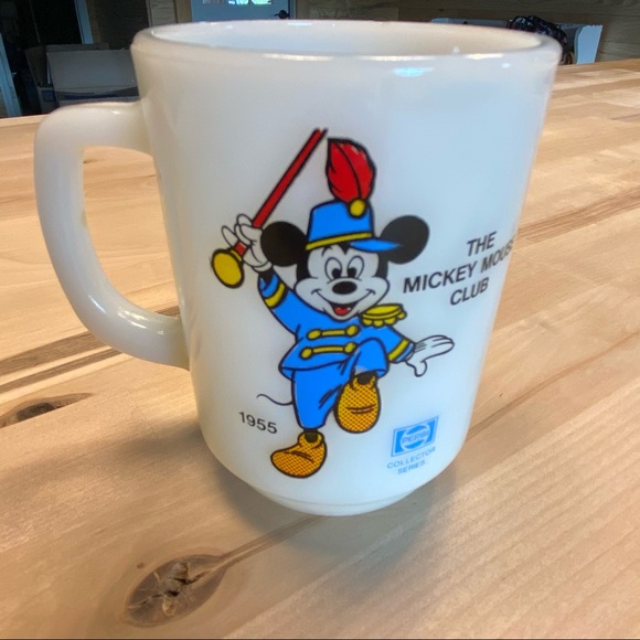 Kitchen | 1955 Mickey Mouse Club Glass Coffee Cup Mug | Poshmark